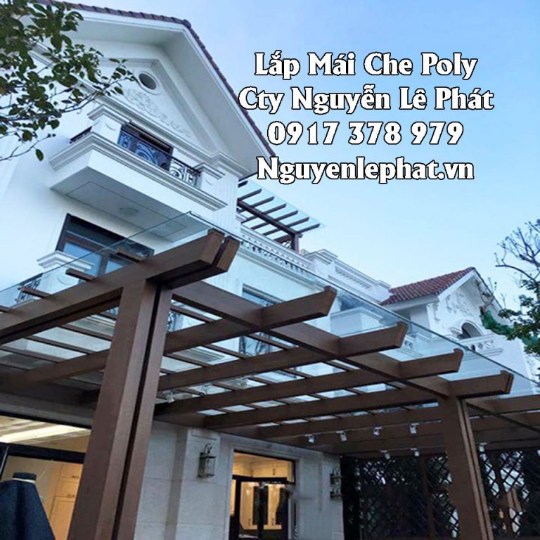 Báo Giá Lắp Đặt Mái Che Poly, Mái Hiên Nhựa Poly Lấy Sáng Sân Thượng ...
